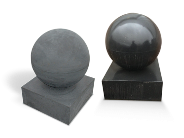 anti-inbraak element 40x40x20+bol 40 zwart gecoat | Klinkervisie B.V.